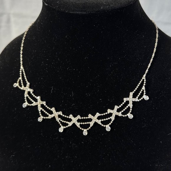Icing | Jewelry | Vintage Icing Crystal Y2k Adjustable Necklace | Poshmark